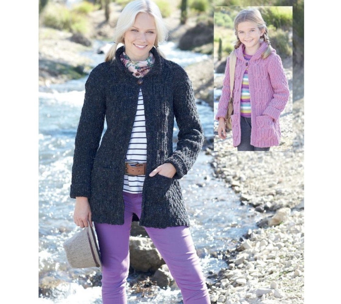 Hayfield Bonus Aran Tweed Knitting pattern 7245 | Wool Monkey