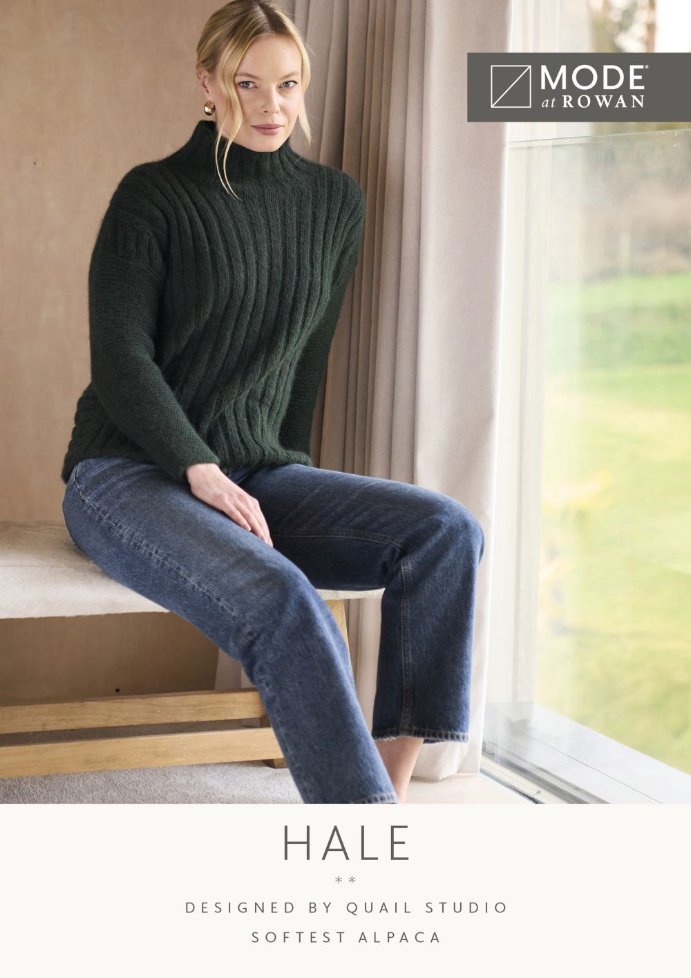 MODE at Rowan knitting pattern Hale | Wool Monkey